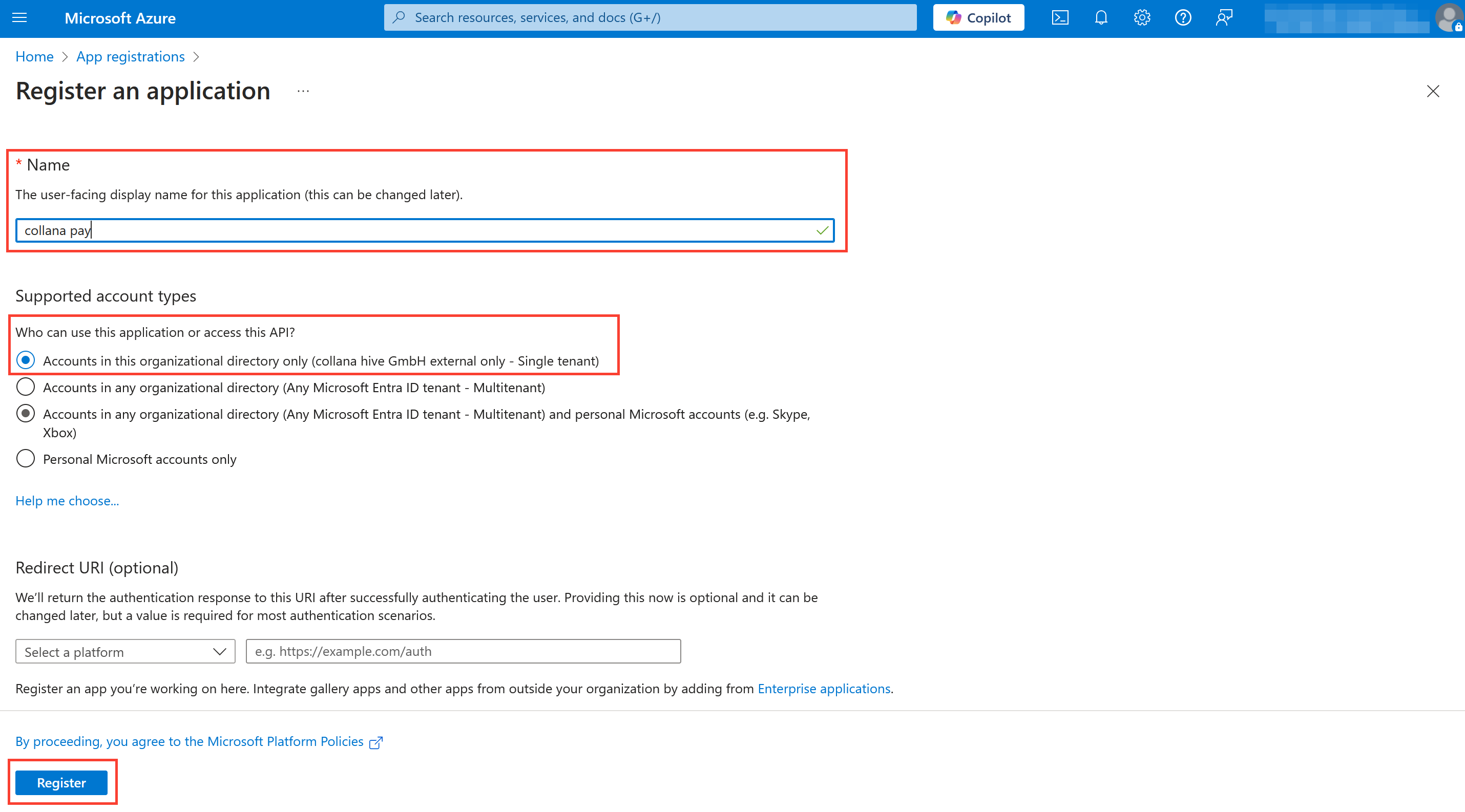 Manual Setup: Microsoft Entra Application / App registration – collana ...